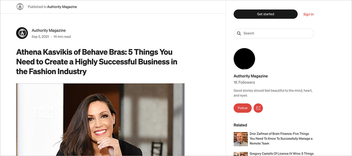 How to Create a Brand in the Fashion Industry – Behave Bras